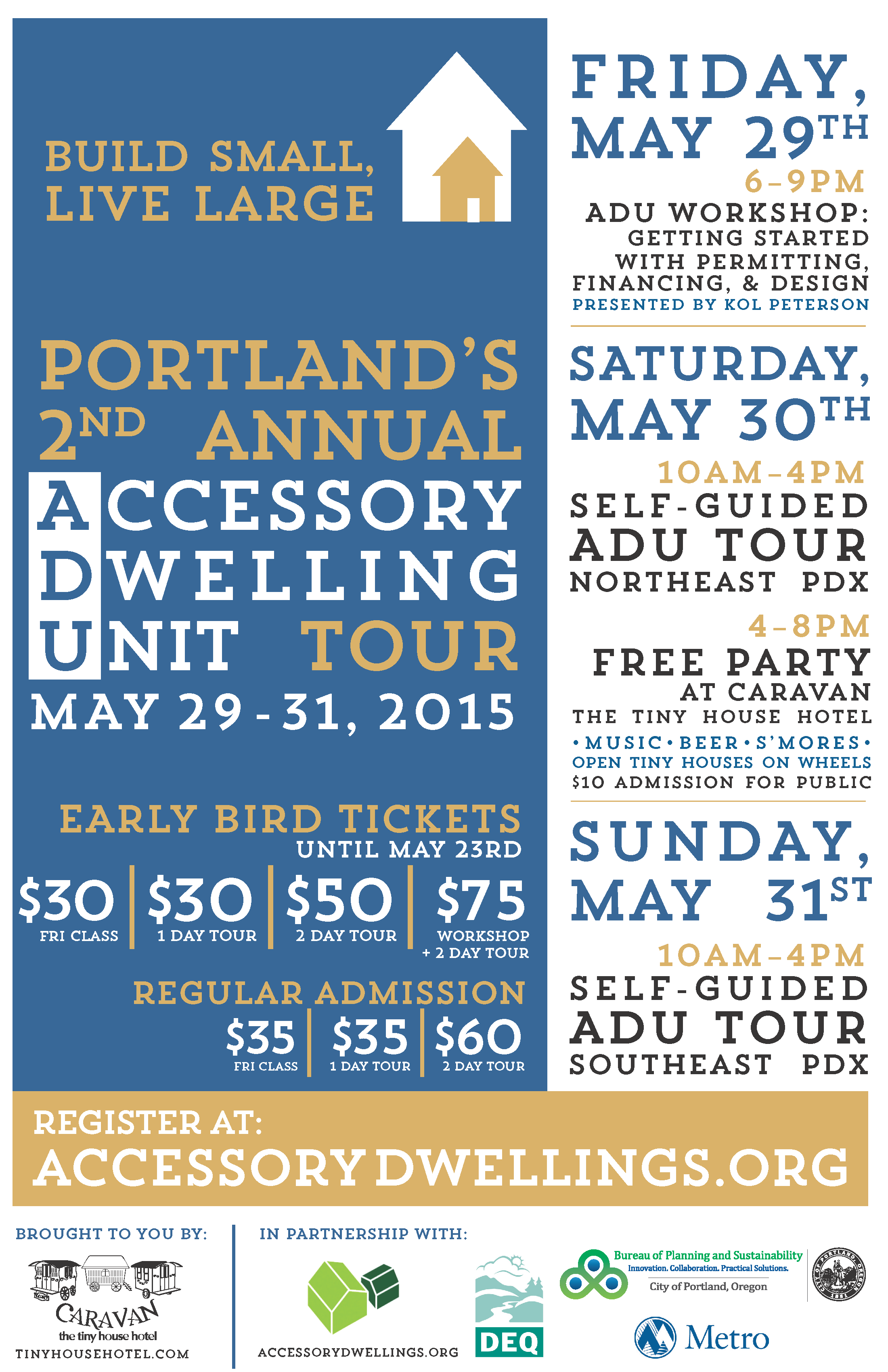 ADU Tour Flyer | Accessory Dwellings